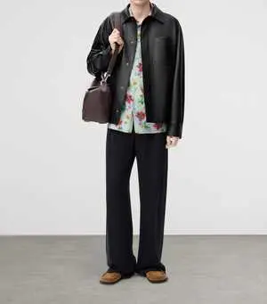 Loewe Leather Anagram Overshirt
