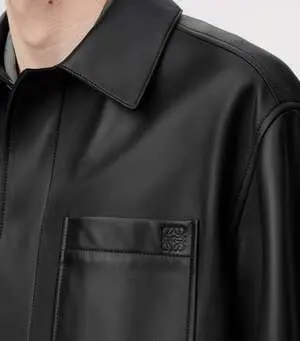 Loewe Leather Anagram Overshirt