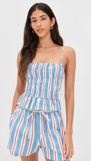 Solid & Striped The Delta Top - Americana Stripe