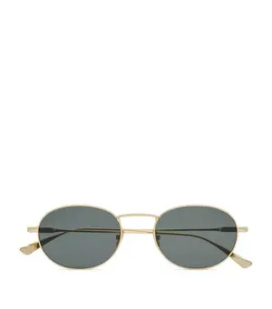 Saint Laurent Metal Round Sunglasses - Metallic