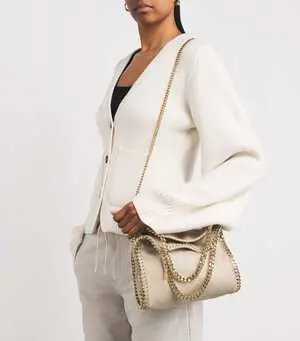 Stella McCartney Mini Falabella Tote Bag - Beige