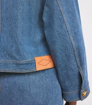 Adam Lippes Cropped Nessy Denim Jacket