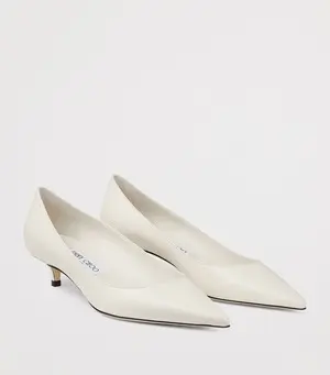 JIMMY CHOO Amelia 50 Leather Pumps