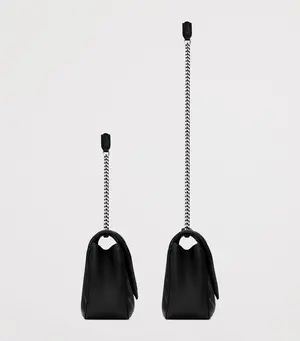 Saint Laurent Mini Matelassé Loulou Shoulder Bag - Black