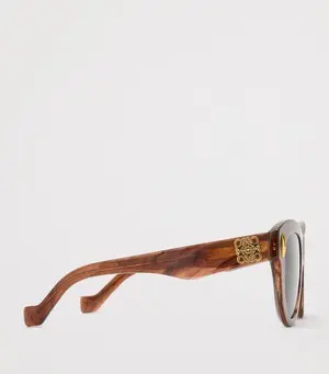 Loewe Screen Round Sunglasses - Brown