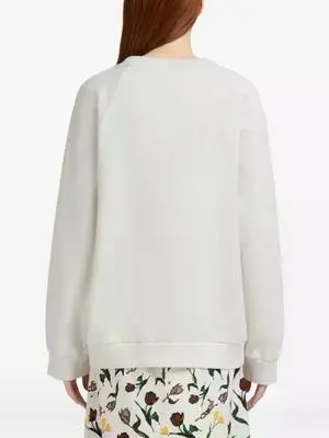 Marni Floral-print Sweatshirt - White