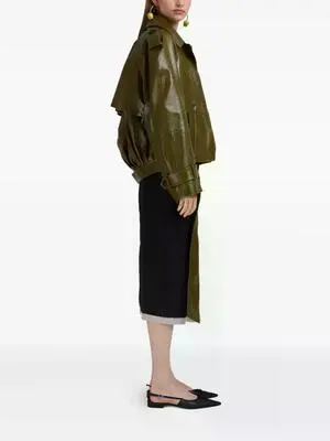 Marni Cropped Leather Jacket