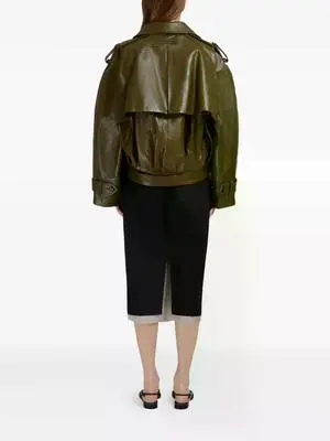 Marni Cropped Leather Jacket