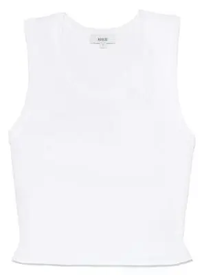 AGOLDE Ribbed Tank Top - White