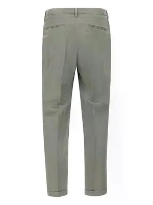 DEVORE INCIPIT Tailored Pleat-front Trousers - Grey