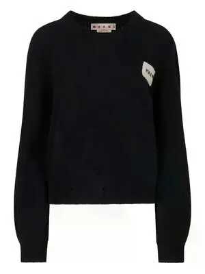 Marni Cashmere Balloon-sleeve Sweater - Black