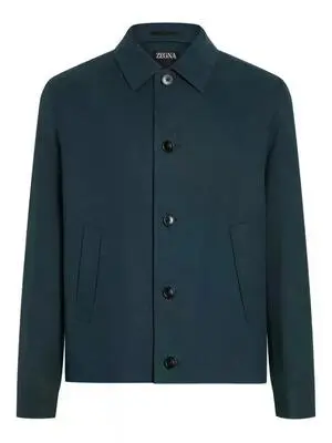 Zegna Button-up Linen Jacket