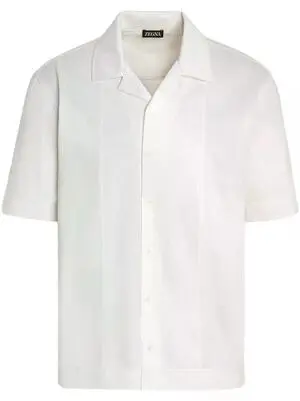Zegna Camp-collar Shirt - White