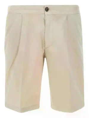 DEVORE INCIPIT Pleated Shorts - Neutrals