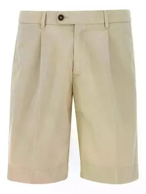 DEVORE INCIPIT Pleated Shorts - Neutrals