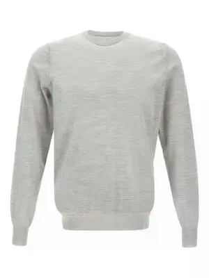 FILIPPO DE LAURENTIIS Crew-neck Long-sleeve Sweater - Grey