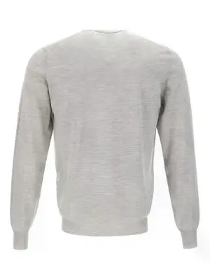 FILIPPO DE LAURENTIIS Crew-neck Long-sleeve Sweater - Grey