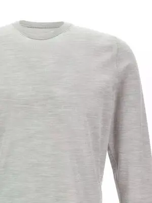 FILIPPO DE LAURENTIIS Crew-neck Long-sleeve Sweater - Grey