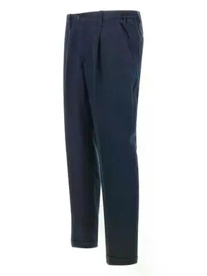 DEVORE INCIPIT Tailored Pleated Trousers - Blue