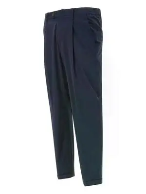 DEVORE INCIPIT Pleated Trousers - Blue