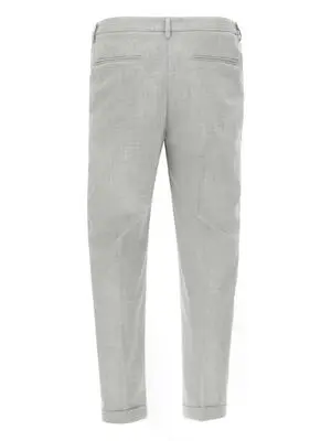 DEVORE INCIPIT Pleated Tailored Trousers - Grey