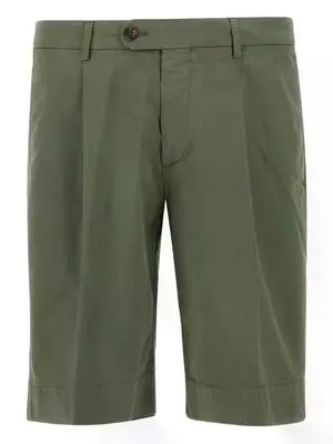 DEVORE INCIPIT Pleated Shorts - Green