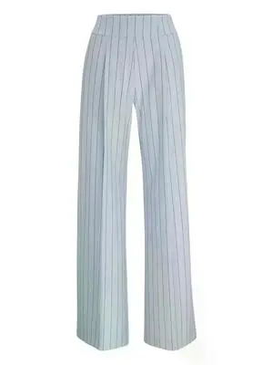 BOSS Striped Wide-leg Trousers