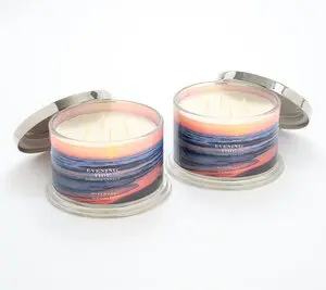 HOMEWORX BY SLATKIN + CO. As Is S/2 18oz Candles-evening - One-color