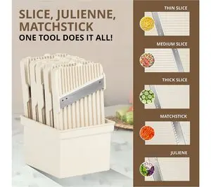 NUTRISLICER 5-in-1 Standing Upright Multifuncti Onal Mandoline