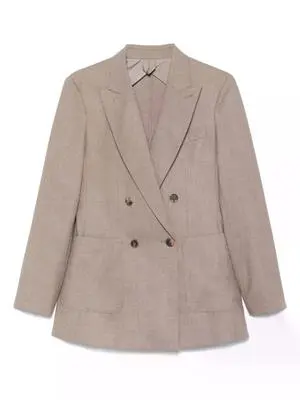 Max Mara Double-breasted Blazer - Brown