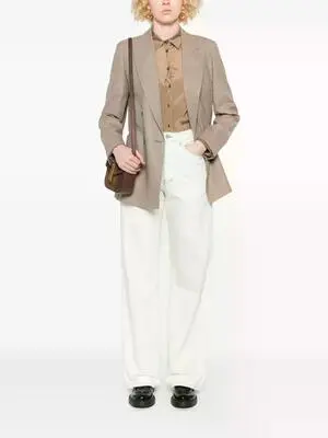 Max Mara Double-breasted Blazer - Brown