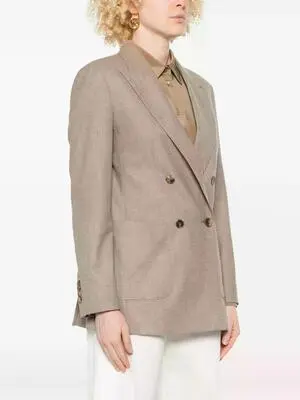 Max Mara Double-breasted Blazer - Brown