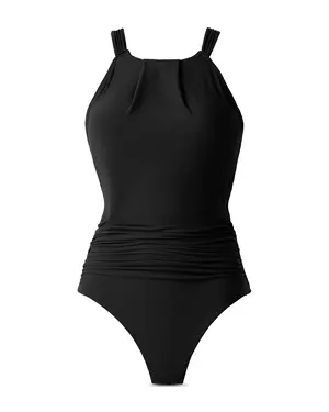 Magicsuit Solid Amelia One Piece Swimsuit - Black