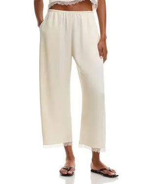 LESET Barb Cropped Pants - Creme