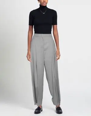 Fabiana Filippi Tapered Virgin Wool Pants - Grey