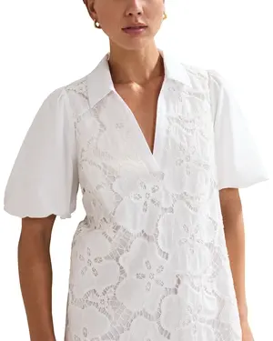 PHASE EIGHT Witney Lace Tunic Dress