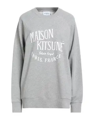 Maison Kitsuné Crewneck Cotton Sweatshirt - Grey