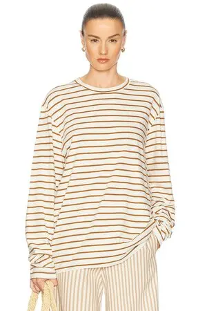 Sprwmn Long Sleeve Oversized Tee