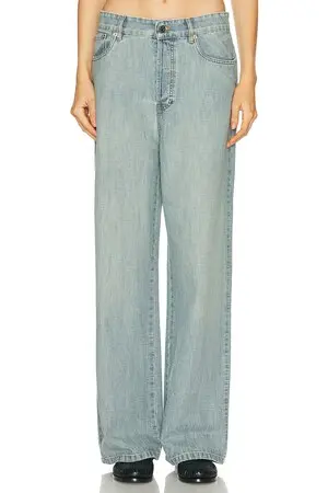 Miu Miu Wide Leg - Celeste