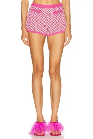Versace Button Detailed Shorts For Women