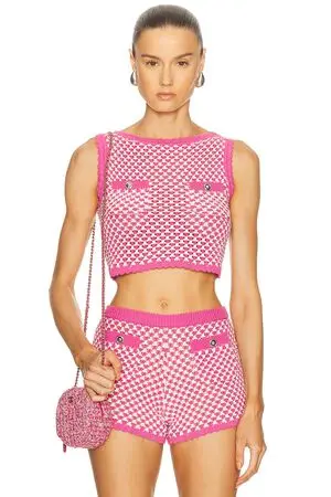 Versace Cropped Camis Tanks For Women