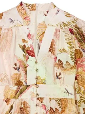 Zimmermann Floral-print Maxi Dress - Neutrals