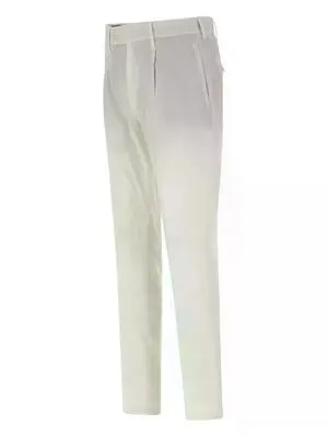 DEVORE INCIPIT Pleated Trousers - White