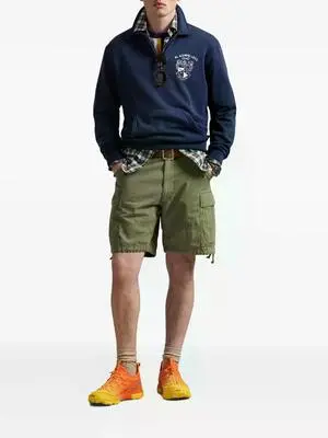 Polo Ralph Lauren Graphic-print Fleece Sweatshirt - Blue