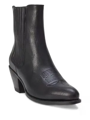 Polo Ralph Lauren 70mm Chelsea Western Ankle Boots