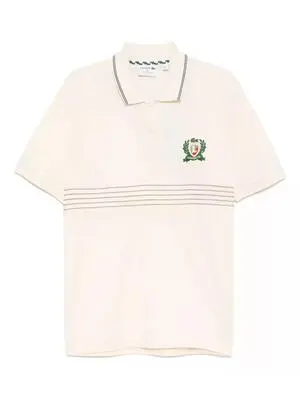 Lacoste Classic Fit L.12.12 Embroidered Shield Polo Shirt - Neutrals