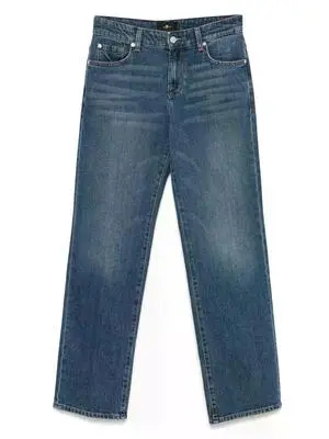7 For All Mankind Bleached-effect Jeans