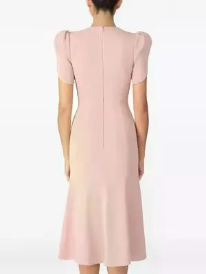 Jenny Packham Rose Bud Mid-length Dress - Pink