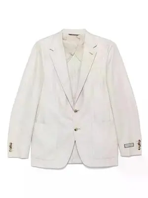 Canali Single-breasted Blazer - Neutrals