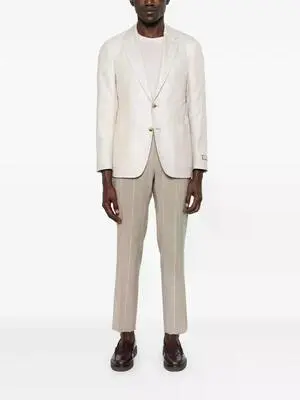 Canali Single-breasted Blazer - Neutrals